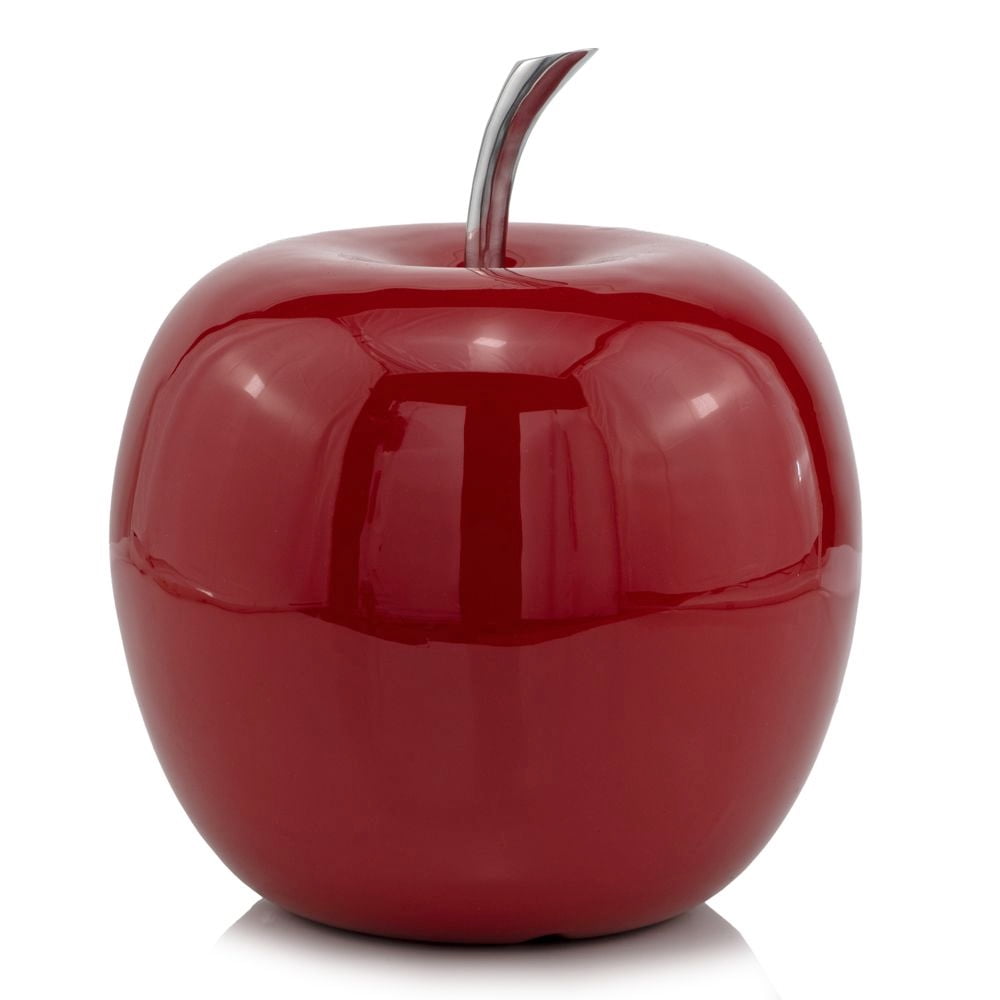 Free Shipping! Buffed Red Extra Large Apple Sculpture - Walmart.com
