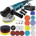 Buffer Polisher, 7 Variable Speed 2800-5300 RPM Car Polishers And ...