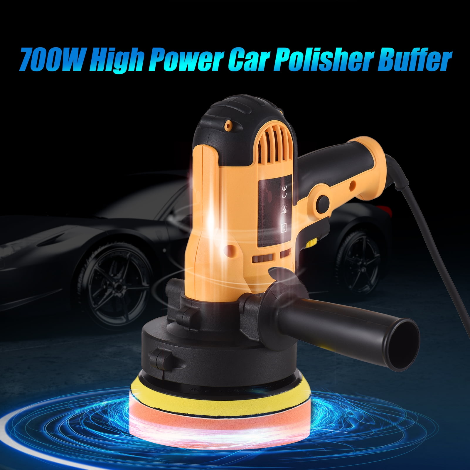 Buffer Polisher Car Buffer 700W 5-inch 600-3700RPM Variable Car ...