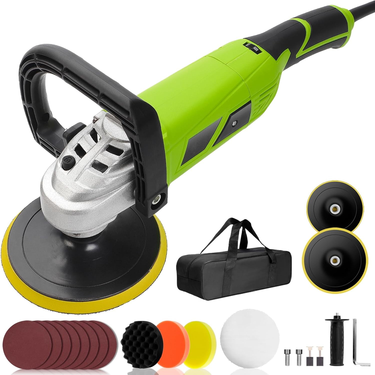 Buffer Polisher for Car Detailing, 7 inch/6 inch Car Buffers and ...