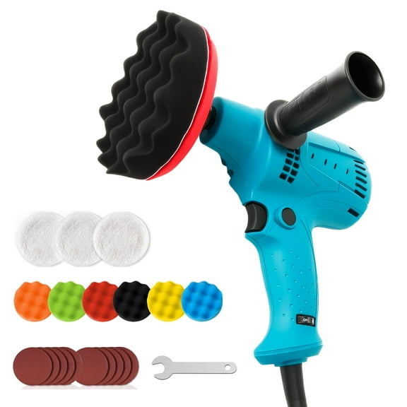 PLS03A Buffer Polisher Kit for , 12.5 Amp 6 Inch/7 Inch Rotary Polisher ...