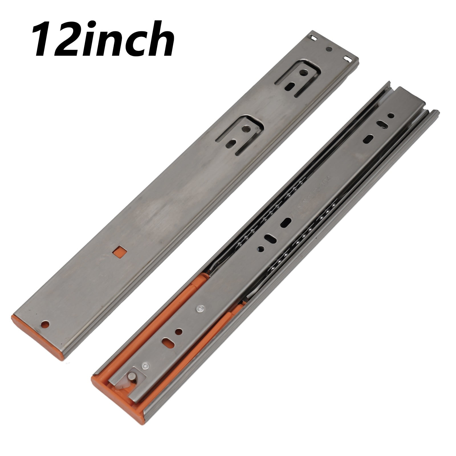 Buffer Rails Stainless Steel Soft Close Drawer Slide Drawer Track Rail ...