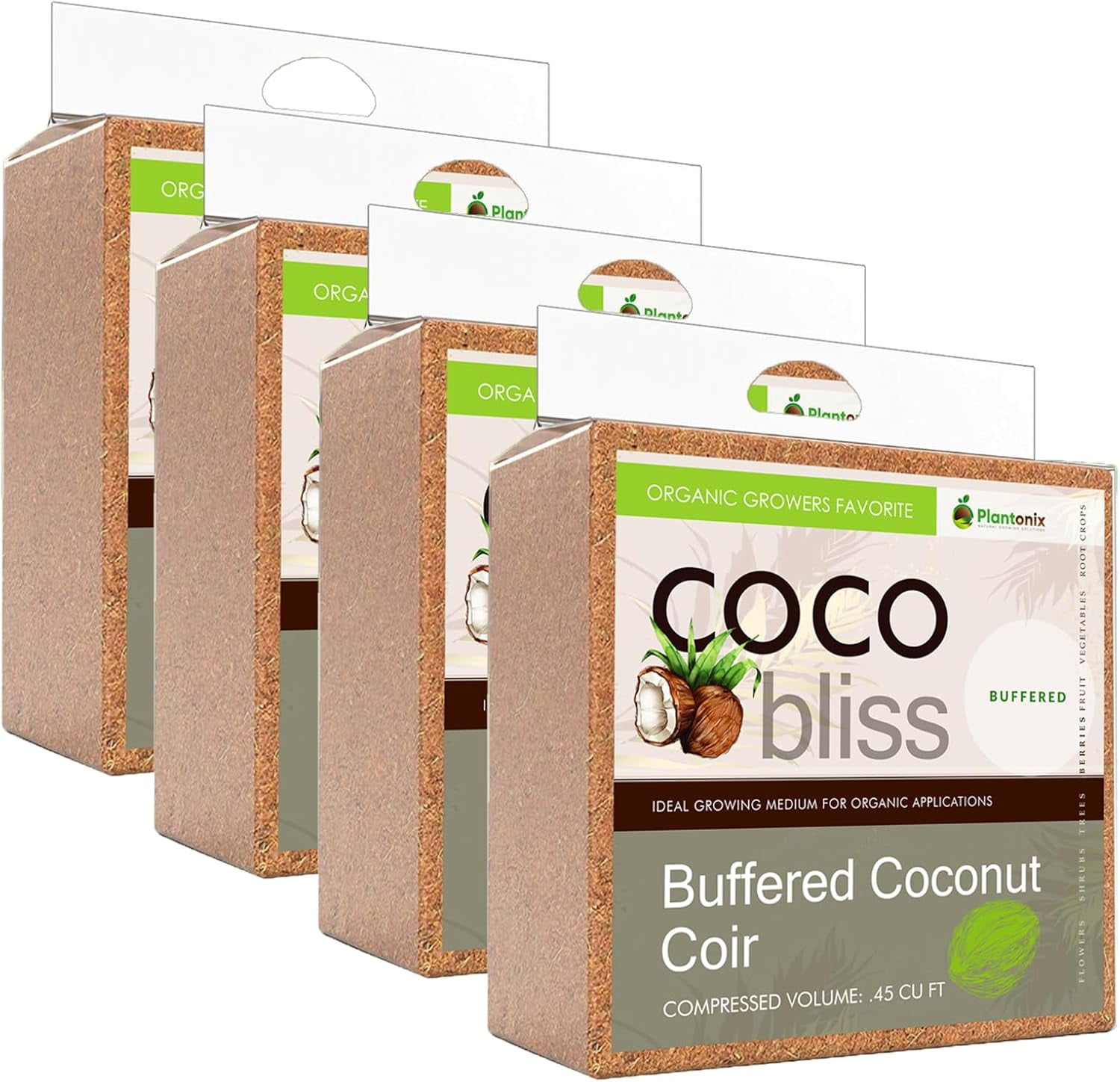 Buffered Coco Bliss (40lbs) - 100% Buffered Coco Coir - Organic Coco ...