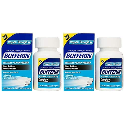 Bufferin Aspirin Pain Reliever/Fever Reducer Coated Tablets - Walmart.com