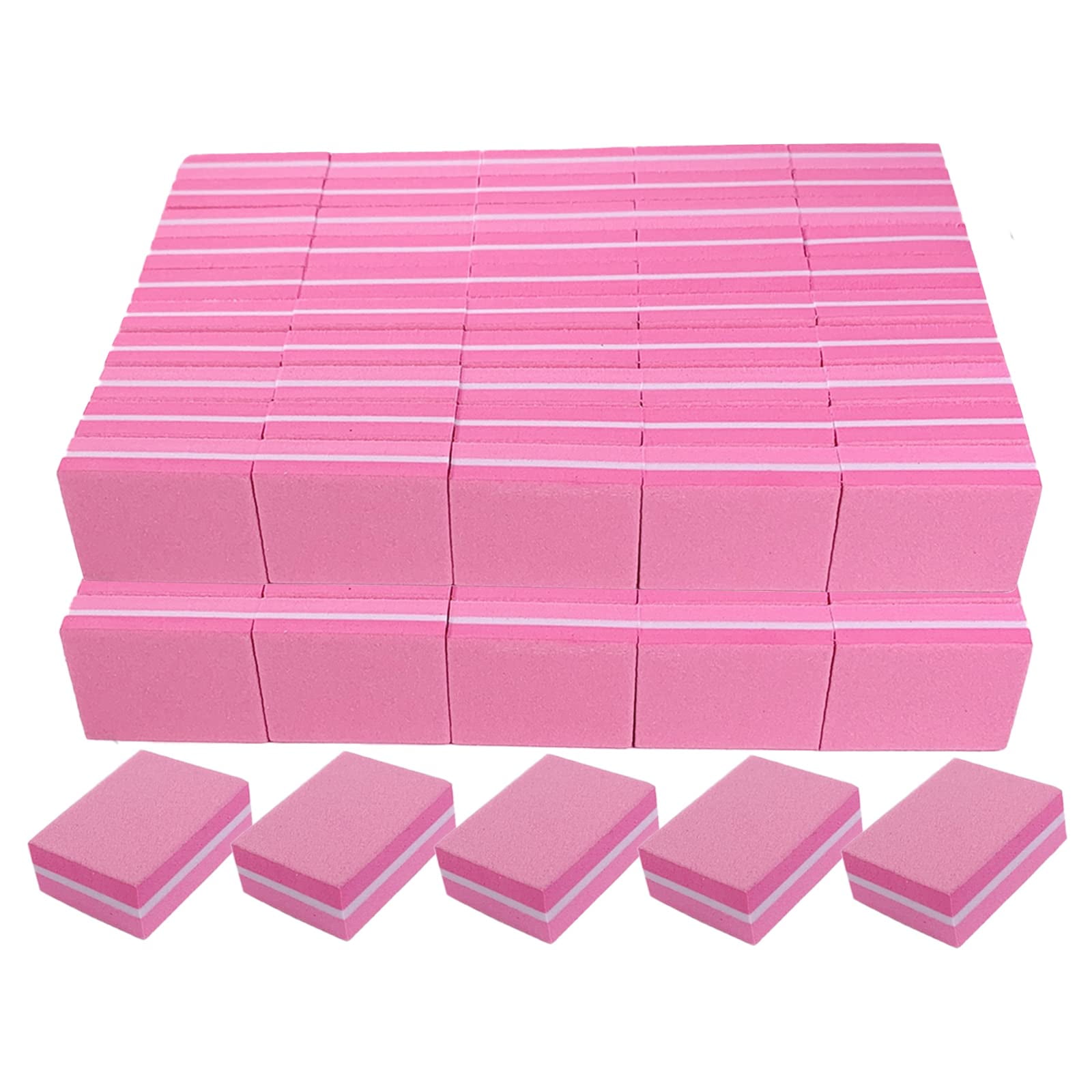 Buffers (100 Pack), AIF9 Mini Buffer Block File for Acrylic and Natural ...