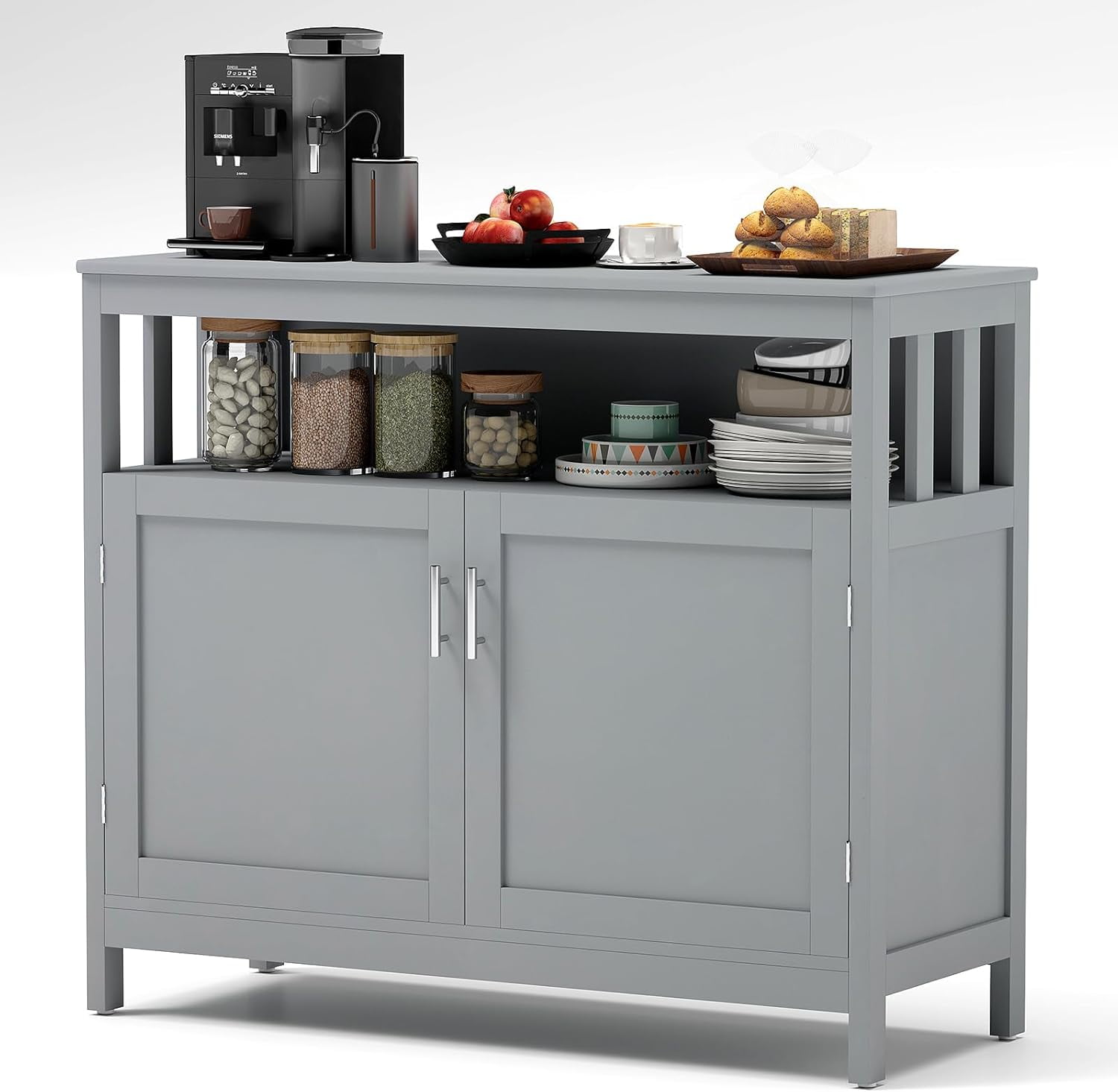 Buffet Cabinet with Storage Coffee Bar Cabinet with Doors Sideboards ...