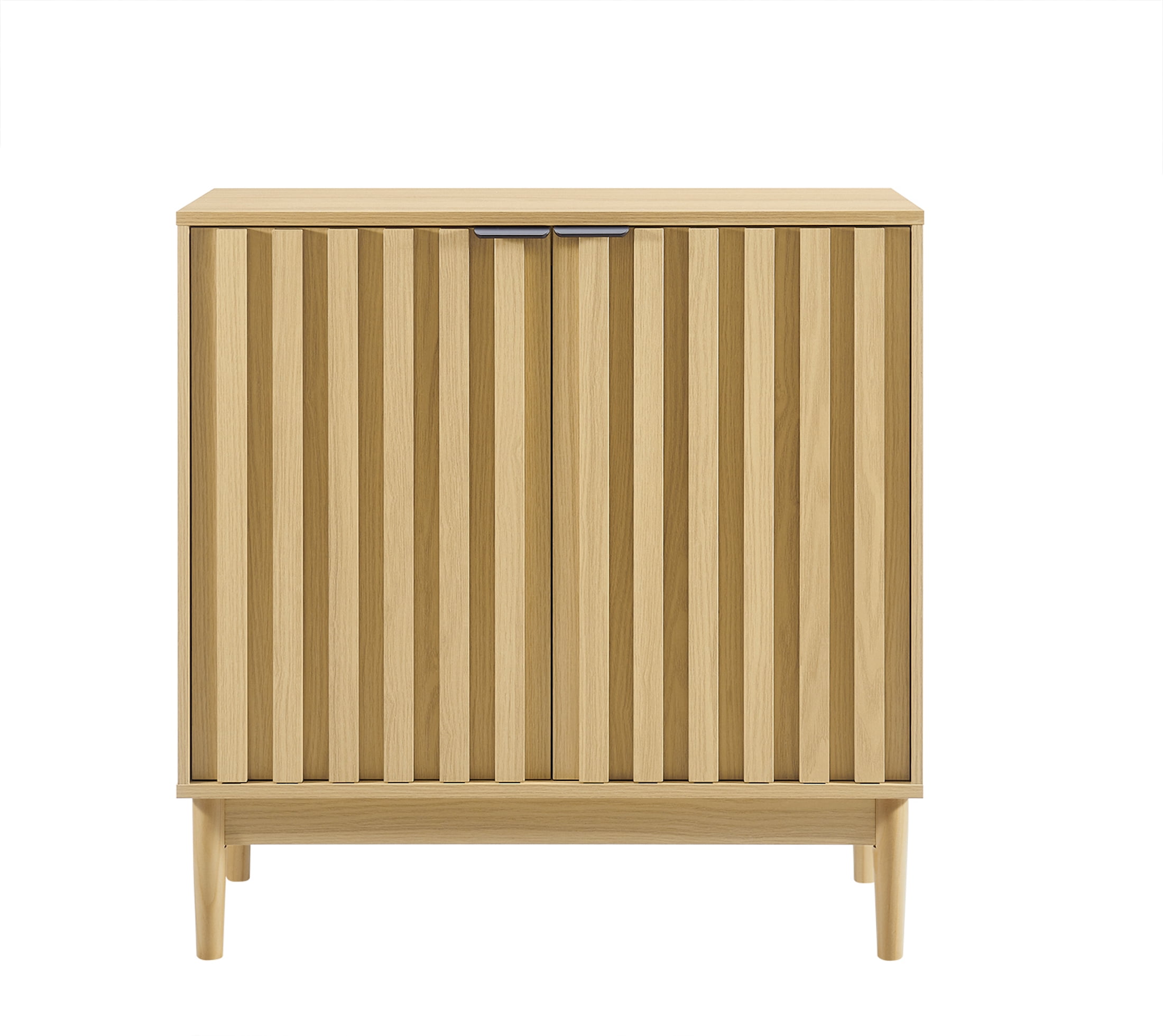 Buffet Cabinet with Storage - Fluted Cabinet, 2 Door, 80cm Wide, 83cm ...