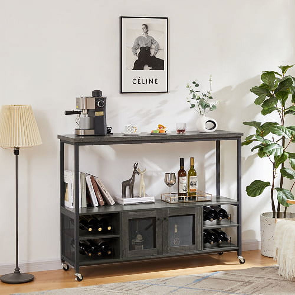 Buffet Cabinet Storage Sideboard, Server Console Table, Kitchen ...