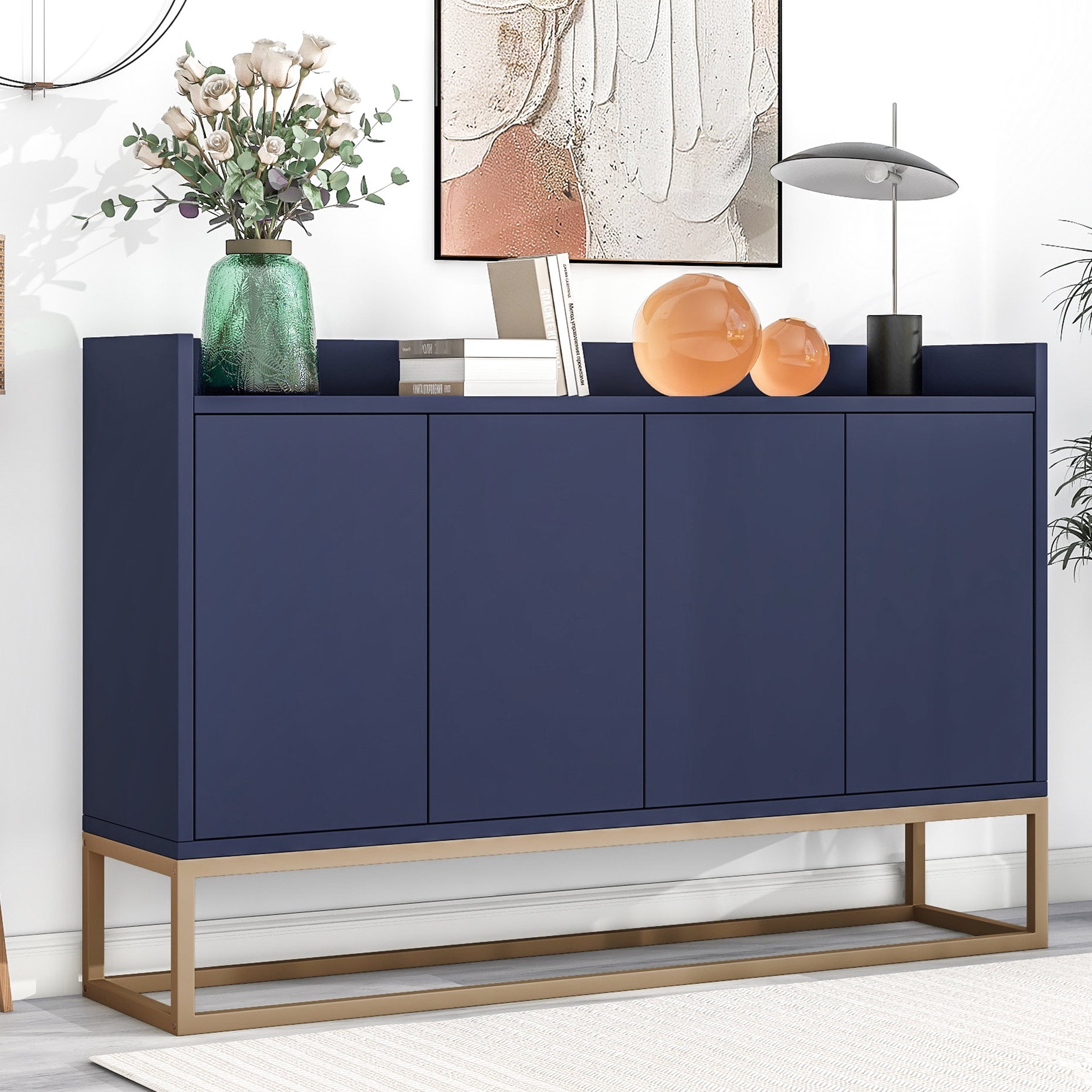 Buffet Cabinet with Storage | Convenient Assembly with Instructions ...