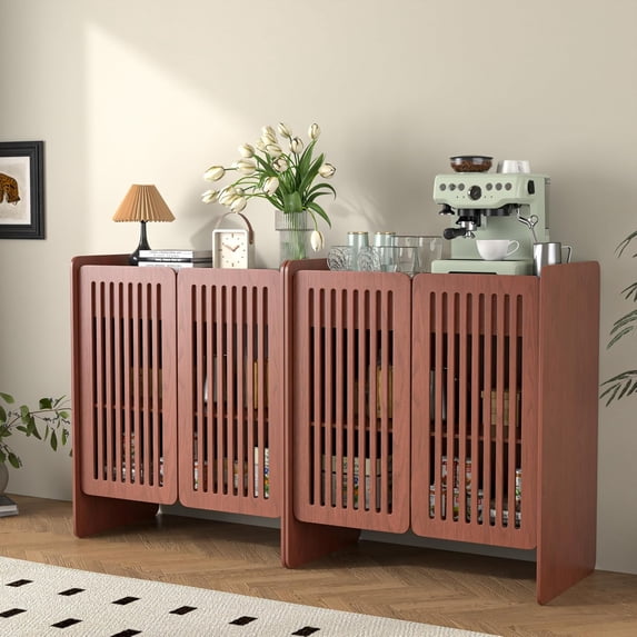 Buffet Cabinet with Storage with 2 Doors, Sideboard Coffee Bar Cabinet ...