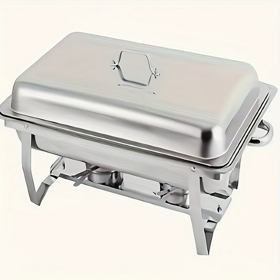 Buffet Full Size Rectangular Chafing Dish, Stainless Steel Food Warmer ...