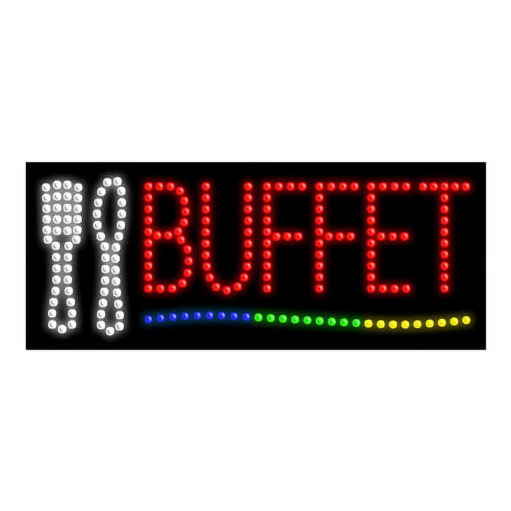 Buffet-LED Dots Sign Made in USA - Walmart.com