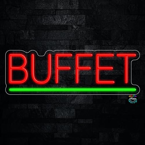 Buffet LED Neon Sign 24"L x 8"H #32108 - Walmart.com