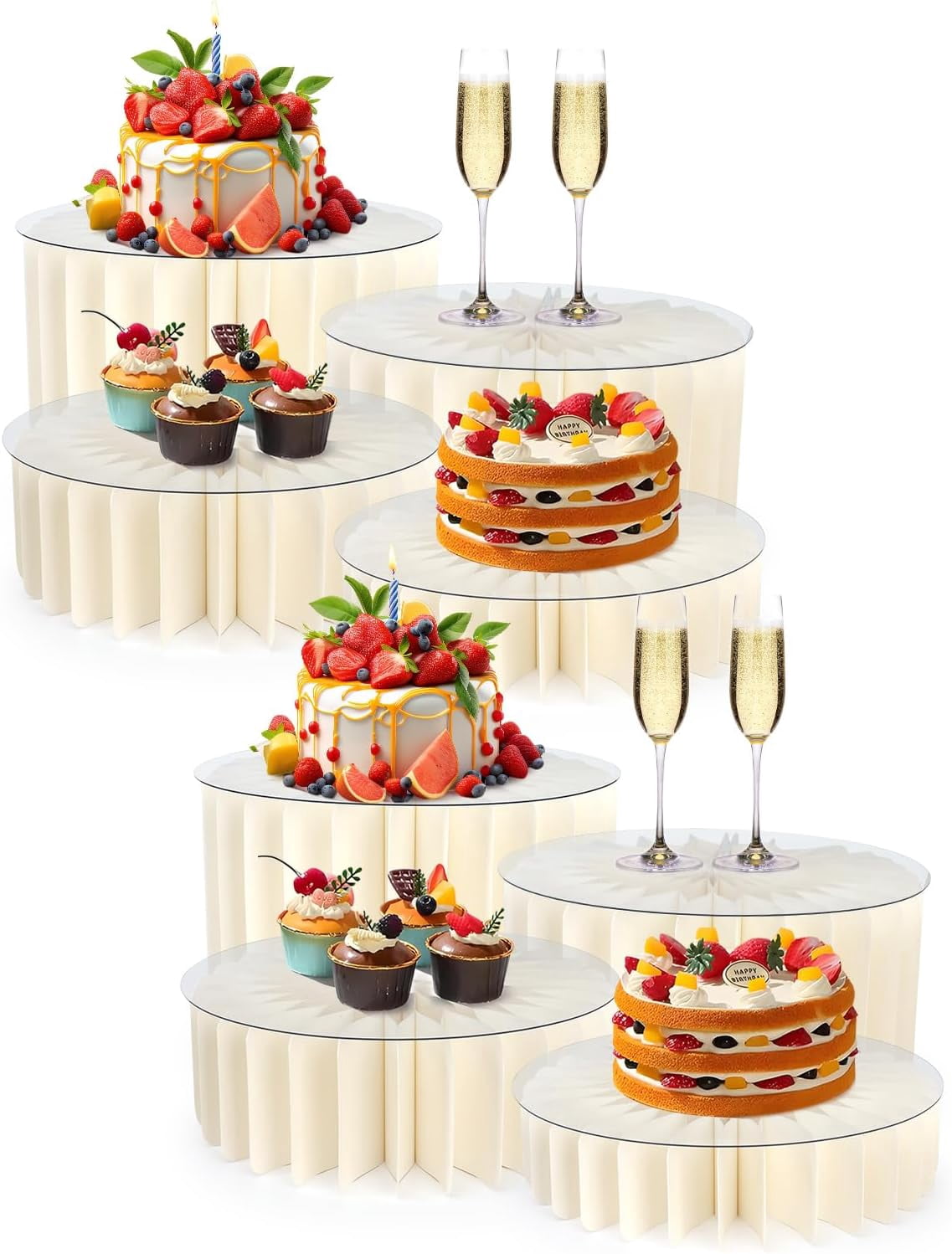Buffet Risers Food Risers for Buffet Table Acrylic Risers Display ...