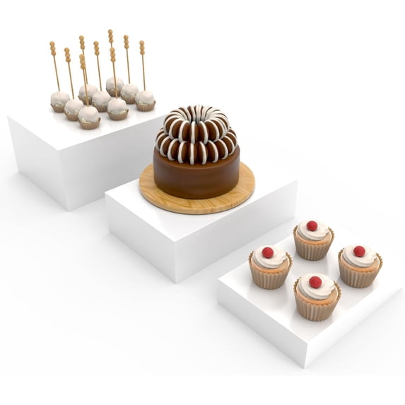 Buffet Risers, Risers for Buffet Table, Display Stand Shelf for ...