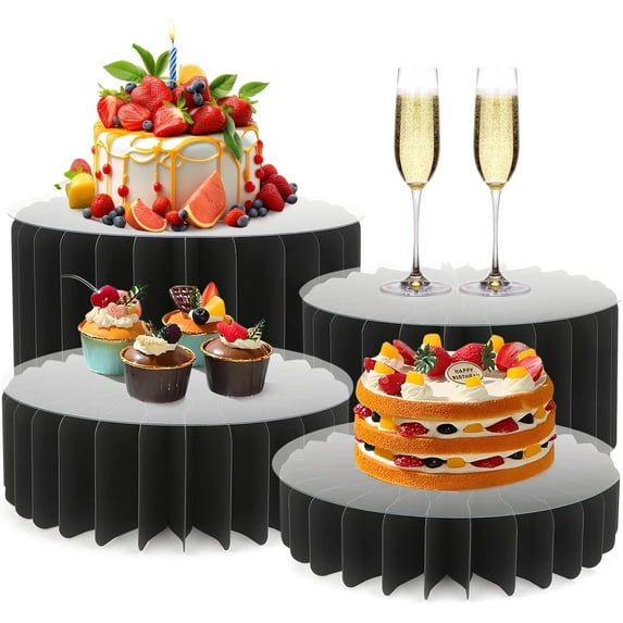 Buffet Risers Risers for Buffet Table Risers Display Stands Tall Cake ...