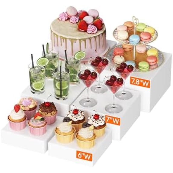 Buffet Risers and Stands Up to 7.8", Risers for Buffet Table, Catering ...