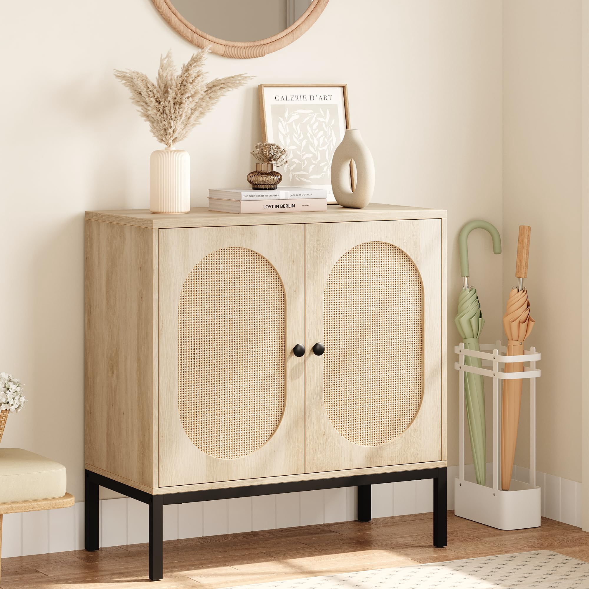 Buffet Sideboard Cabinet With Storage,Freestanding Accent Cabinet With ...