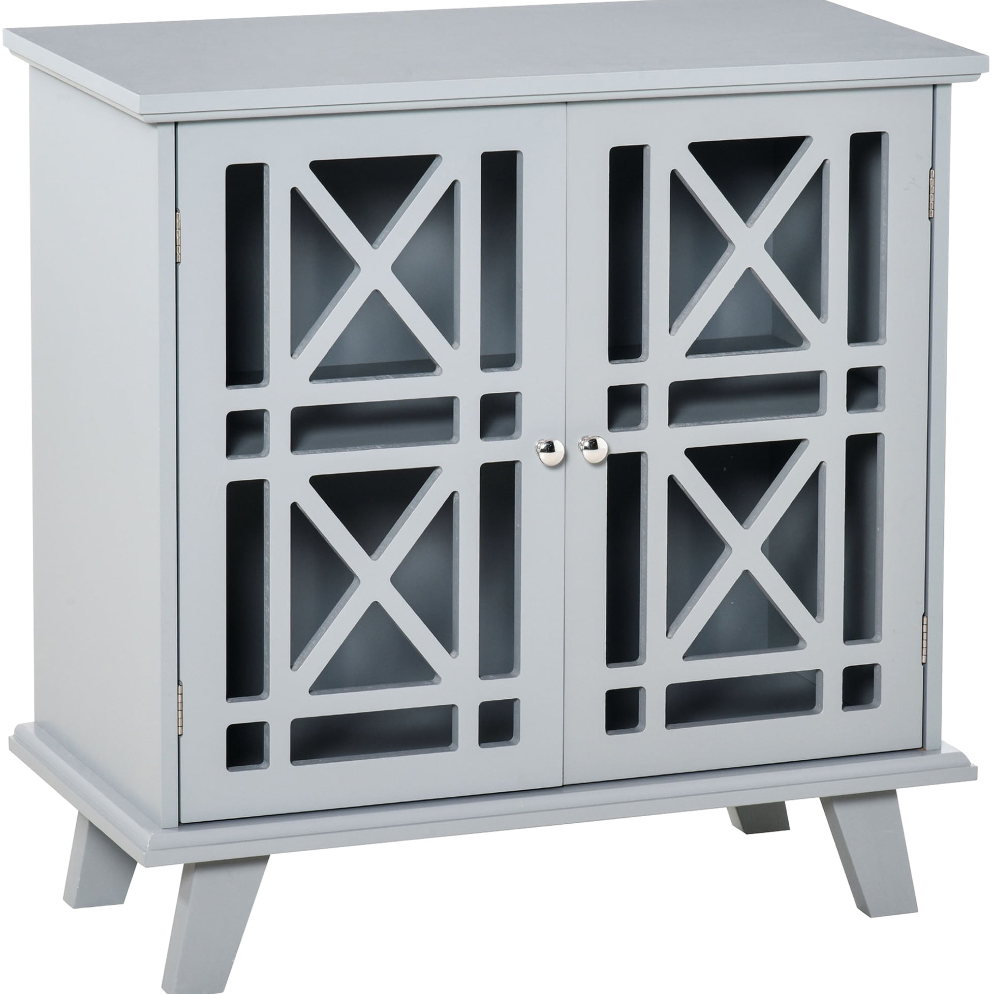 Buffet Storage Cabinet, Gray - Roomy Interior For , Dry Goods And More ...