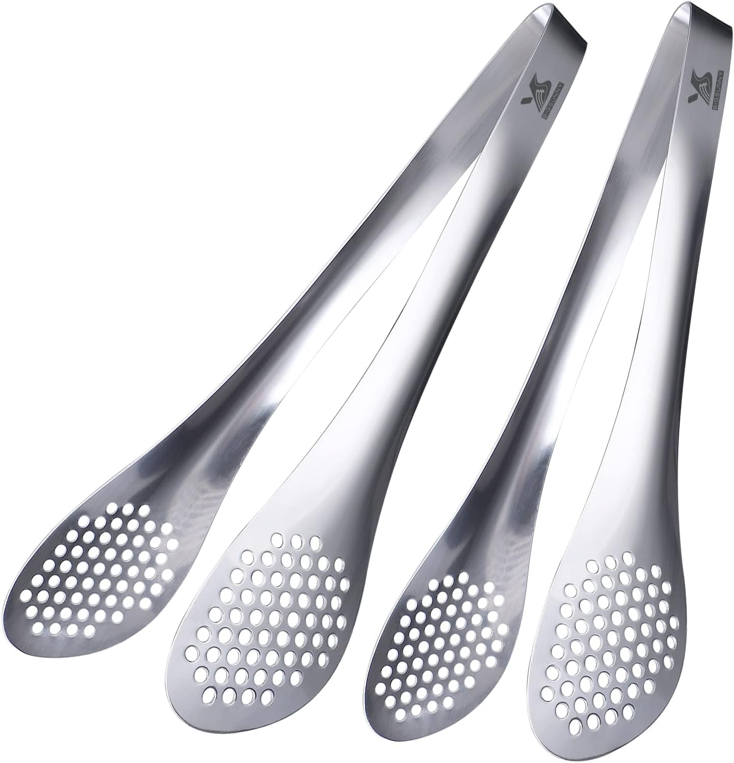 Buffet Tongs, Set of Stainless Steel Food Serving Tongs - Walmart.com
