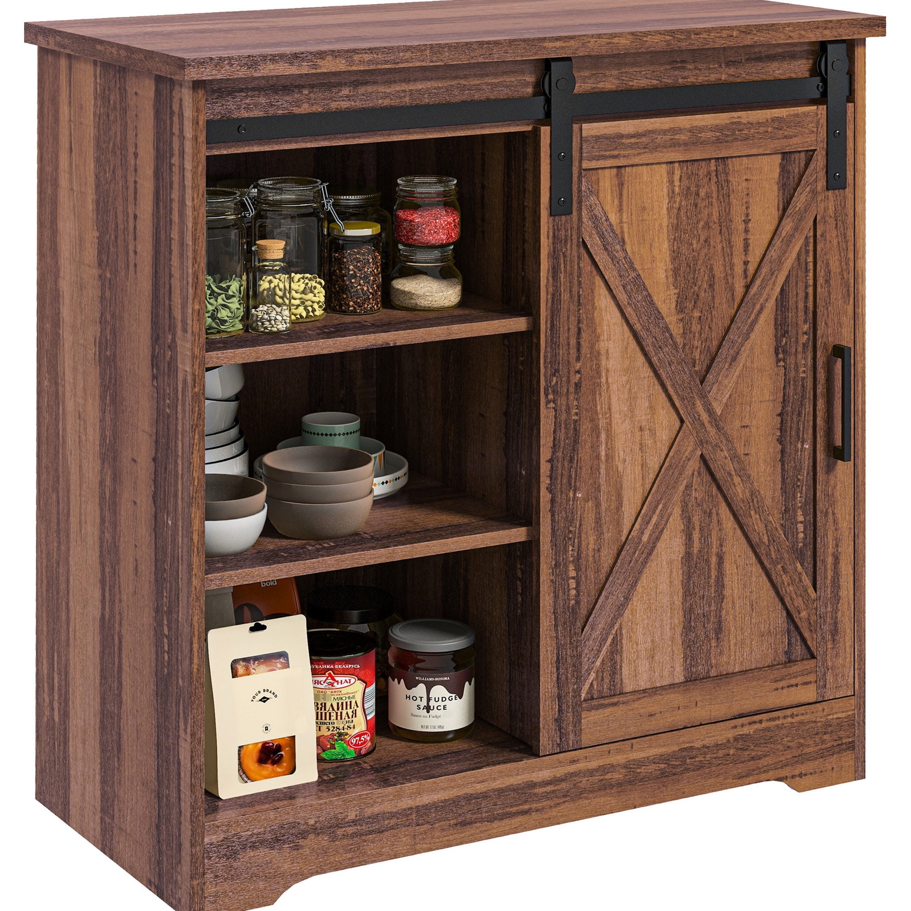 Buffet with Storage | Keep Kitchen Clutter Free with Sliding Door ...