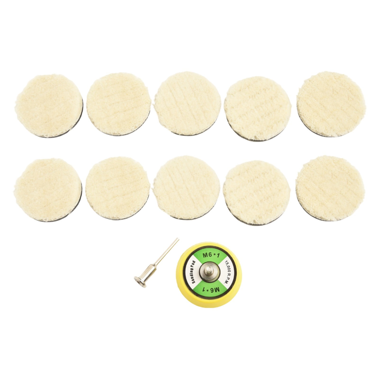 Buffing Pads Wool Polishing Pads Wool Waxing 20Pcs/Set 2Inch ...
