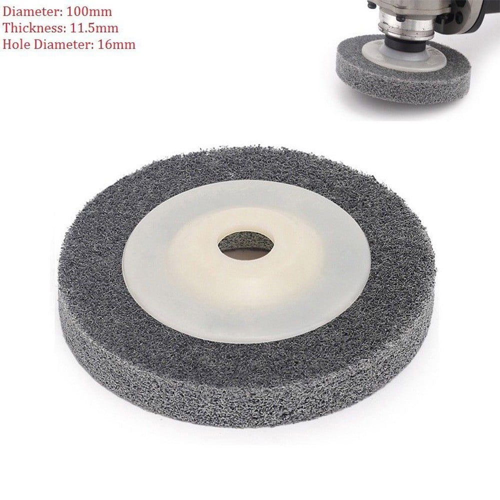 Buffing Wheel Flap Metal Dark Gray Nylon Fiber Buffing Wheel Pad Angle ...