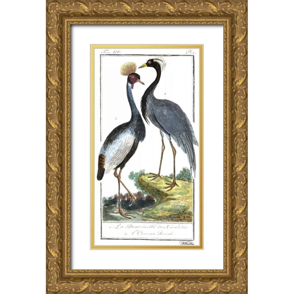 Buffon 19x32 Gold Ornate Wood Framed with Double Matting Museum Art ...