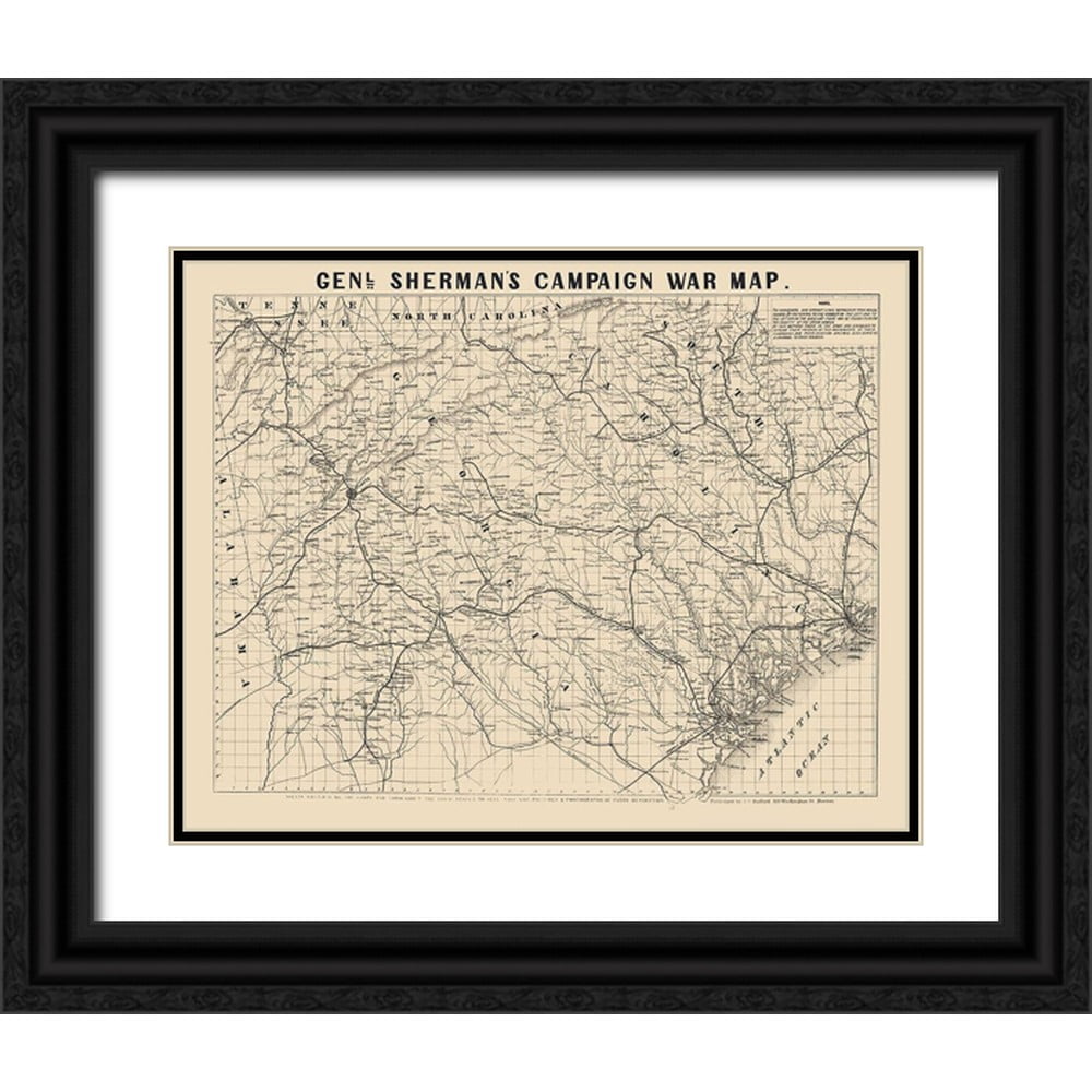 Bufford 14x12 Black Ornate Wood Framed with Double Matting Museum Art ...