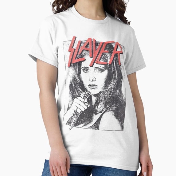 Buffy Cult TV Show Heavy Metal Vampire Hunter T-Shirt - Walmart.com