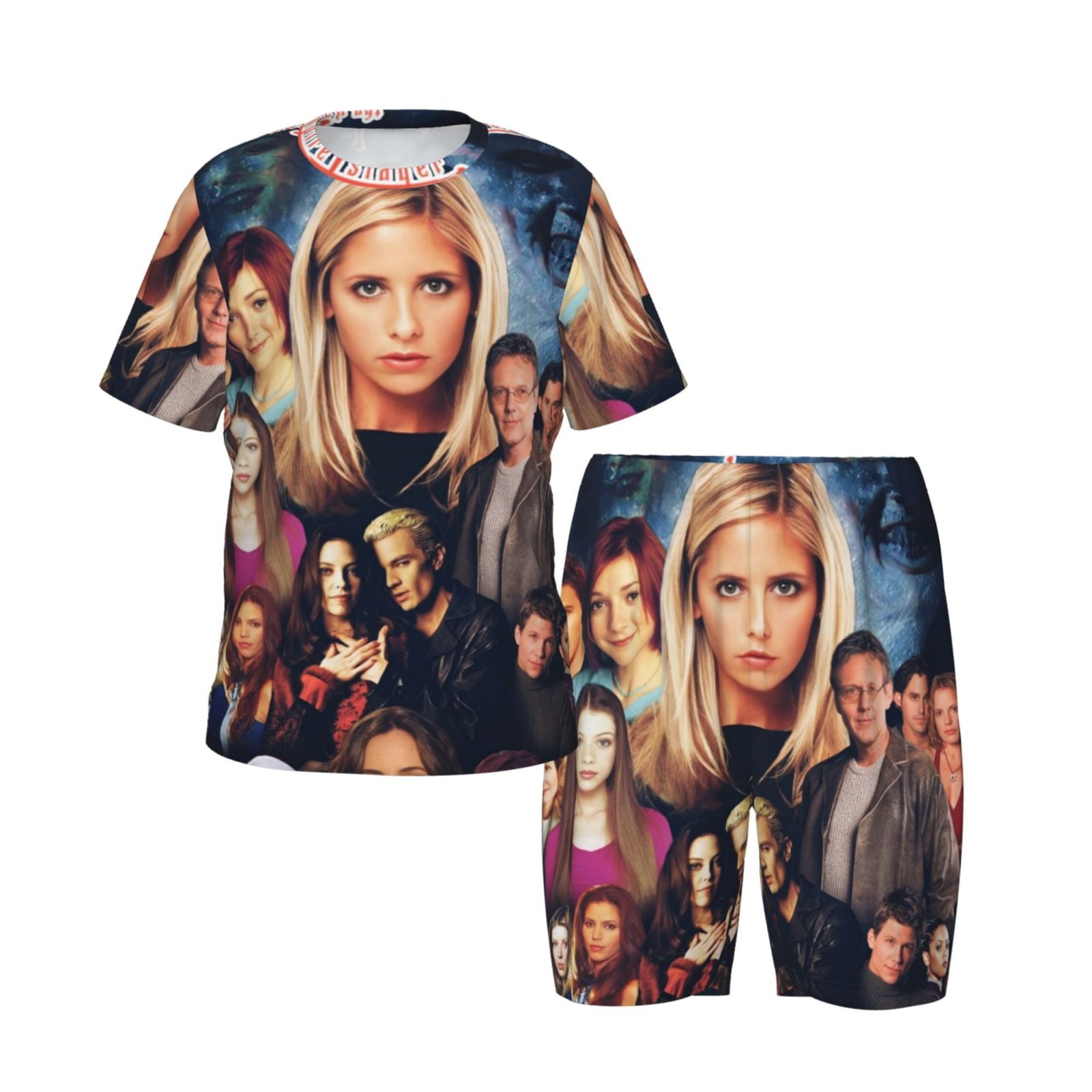 Buffy The Vampire Slayer 2 Piece Kids Pajama Set, Soft Cozy Short ...