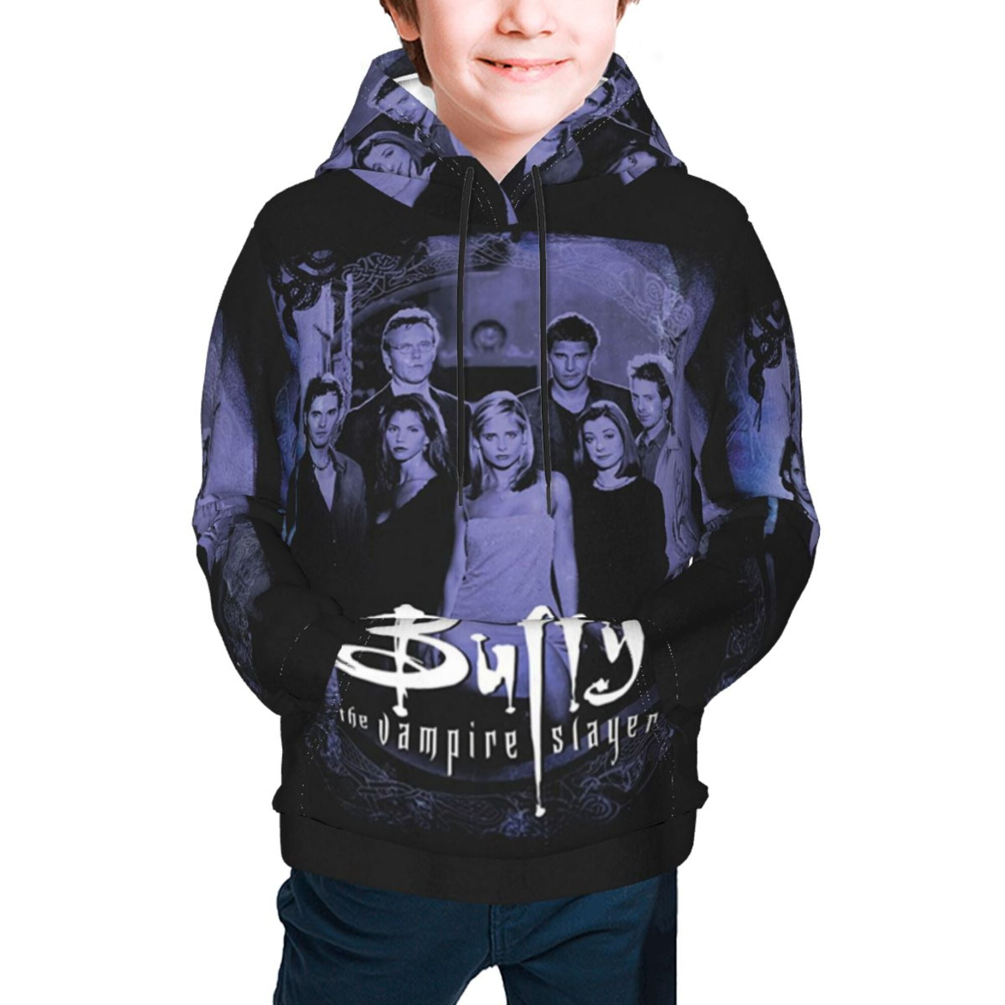Buffy The Vampire Slayer Boys Girls Hoodies Fashion Graphic Hooded ...