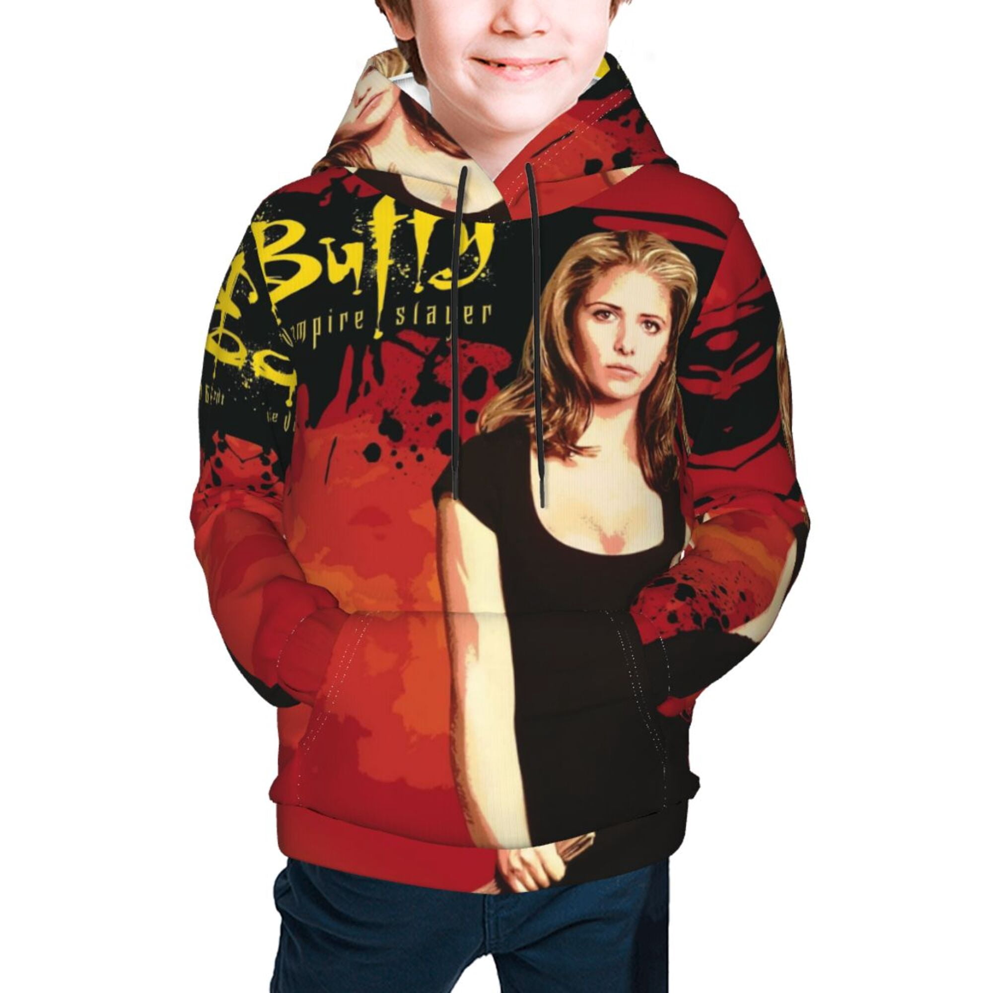 Buffy The Vampire Slayer Boys Girls Hoodies Fashion Graphic Hooded ...