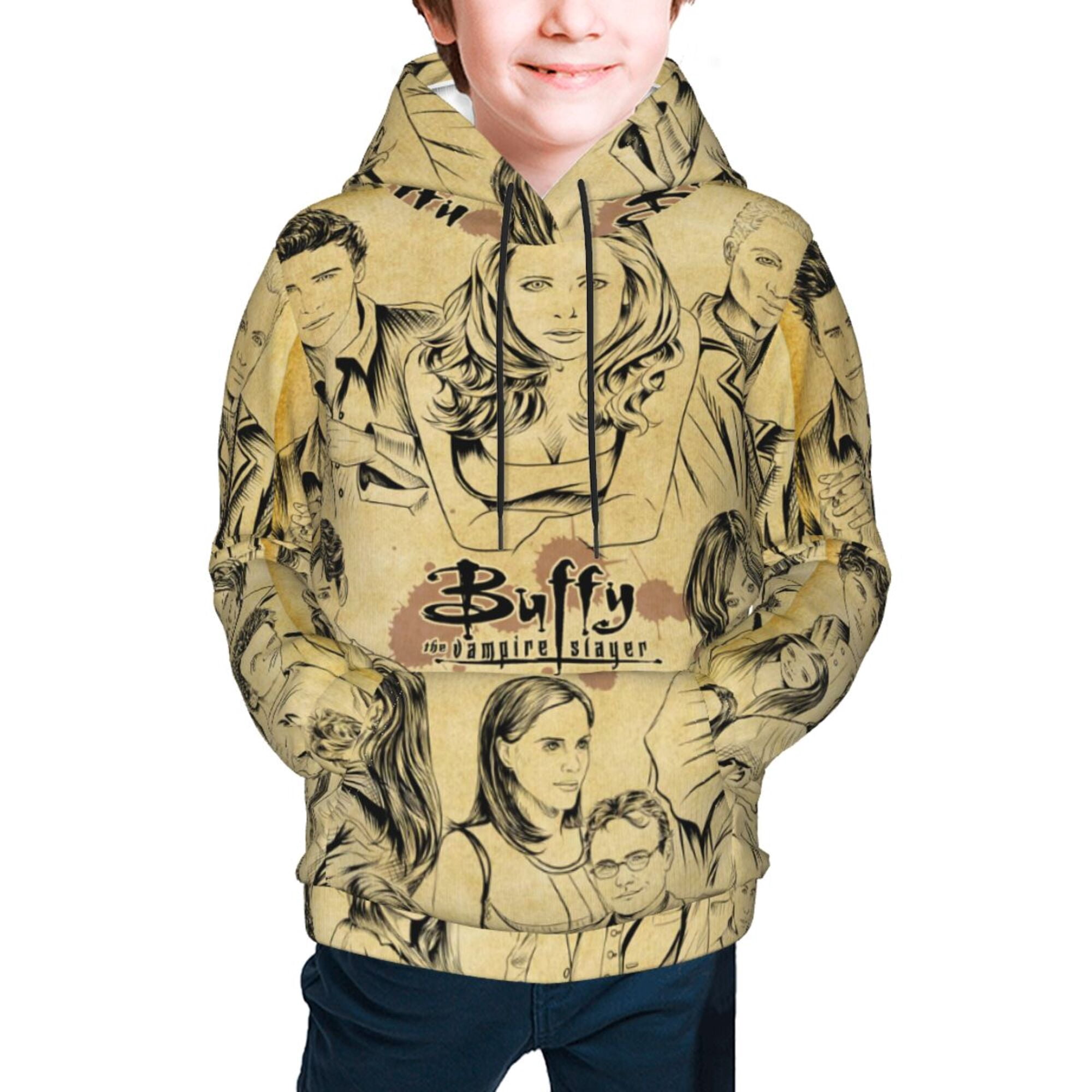Buffy The Vampire Slayer Boys Girls Hoodies Fashion Graphic Hooded ...