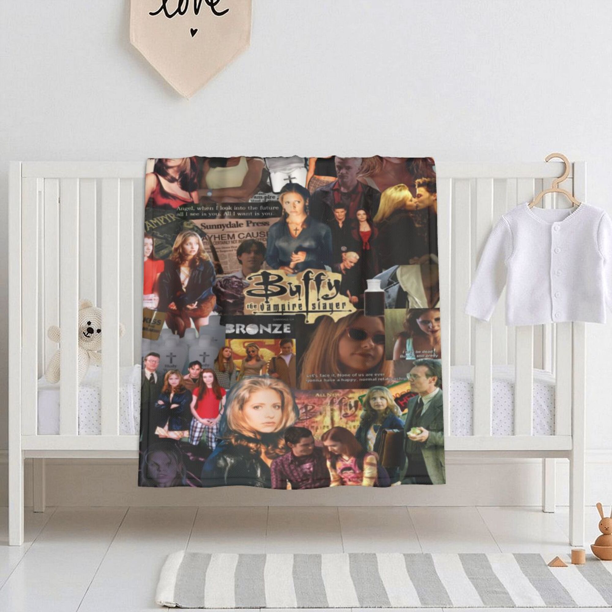Buffy The Vampire Slayer Cartoon Baby Blanket for Boys Girls, Super ...