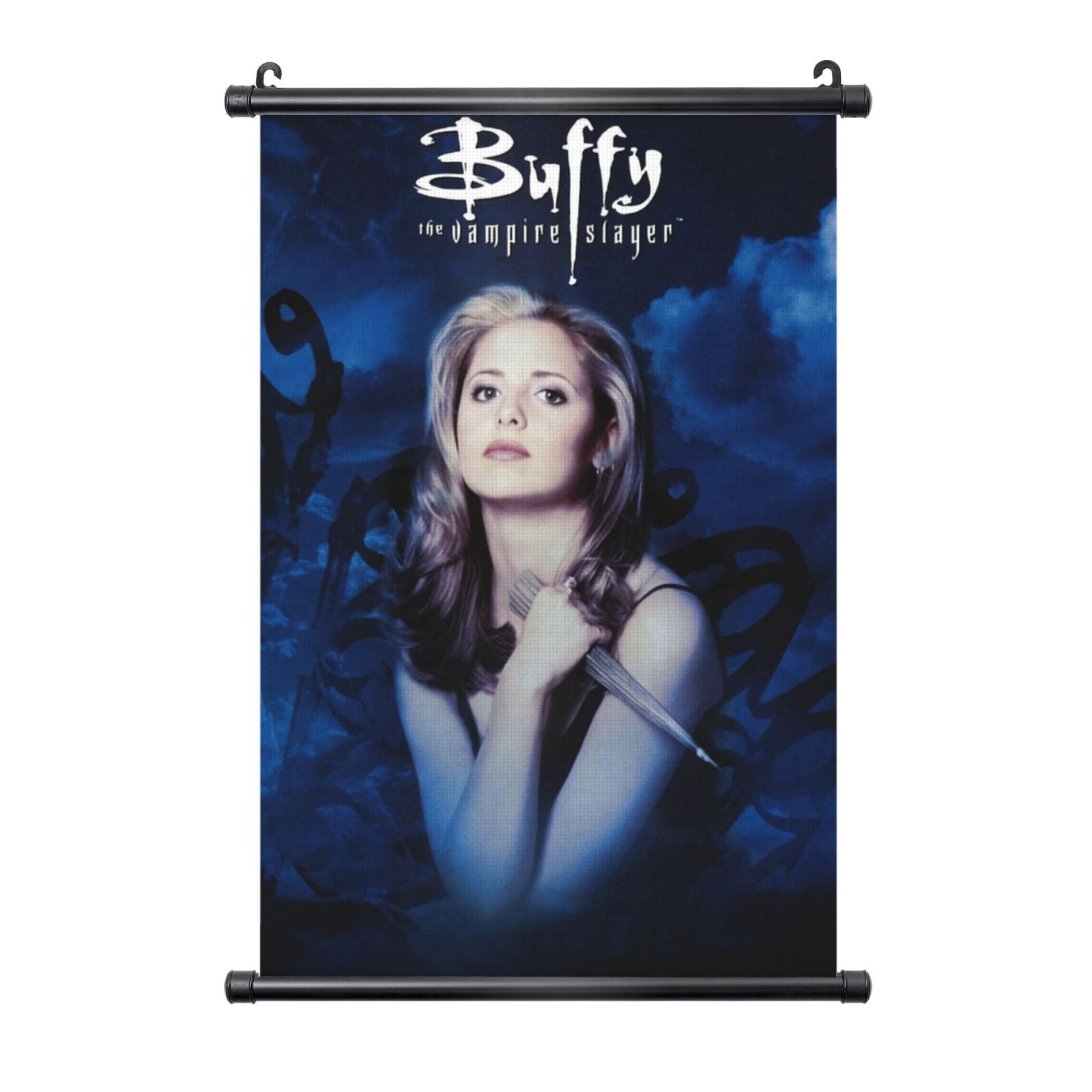 Buffy The Vampire Slayer Hanging Poster, Black Plastic Shaft Wall ...
