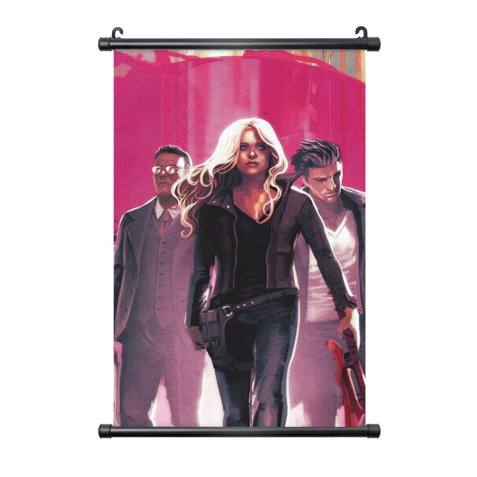 Buffy The Vampire Slayer Hanging Poster, Black Plastic Shaft Wall ...
