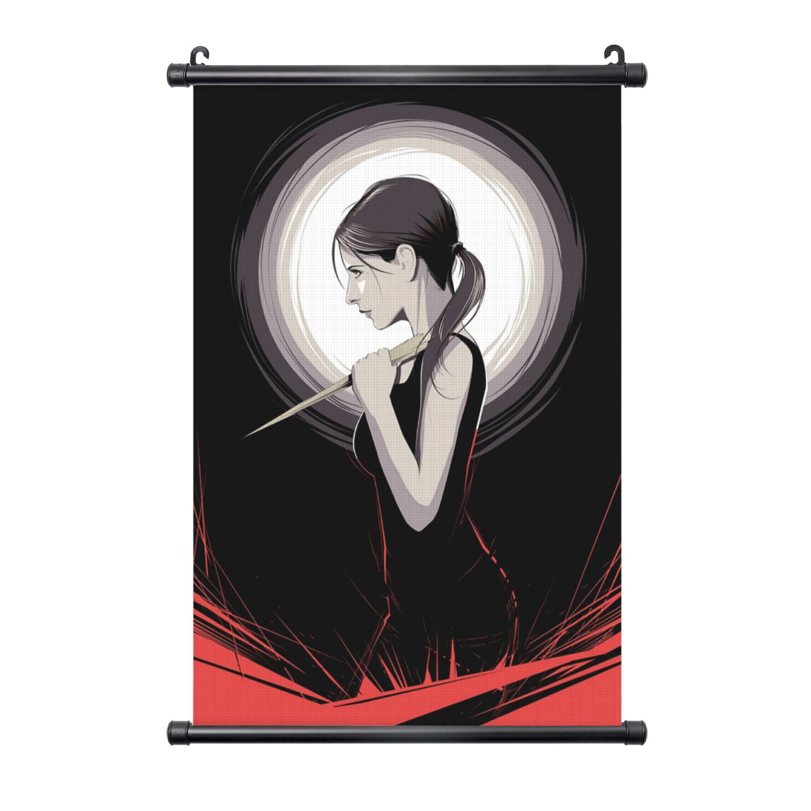 Buffy The Vampire Slayer Hanging Poster, Black Plastic Shaft Wall ...