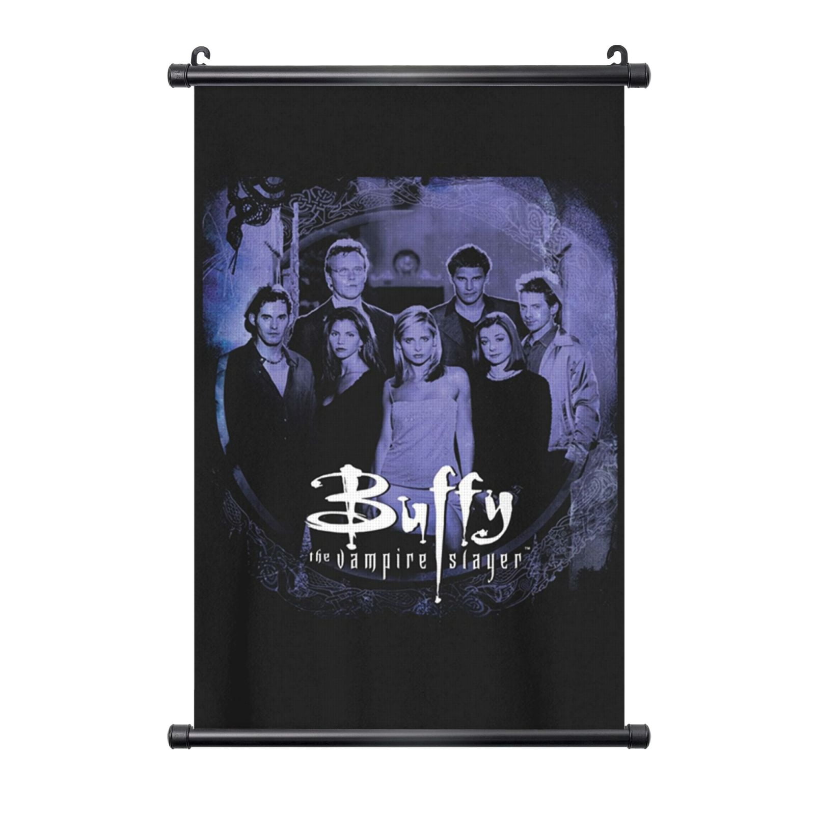 Buffy The Vampire Slayer Hanging Poster, Black Plastic Shaft Wall ...