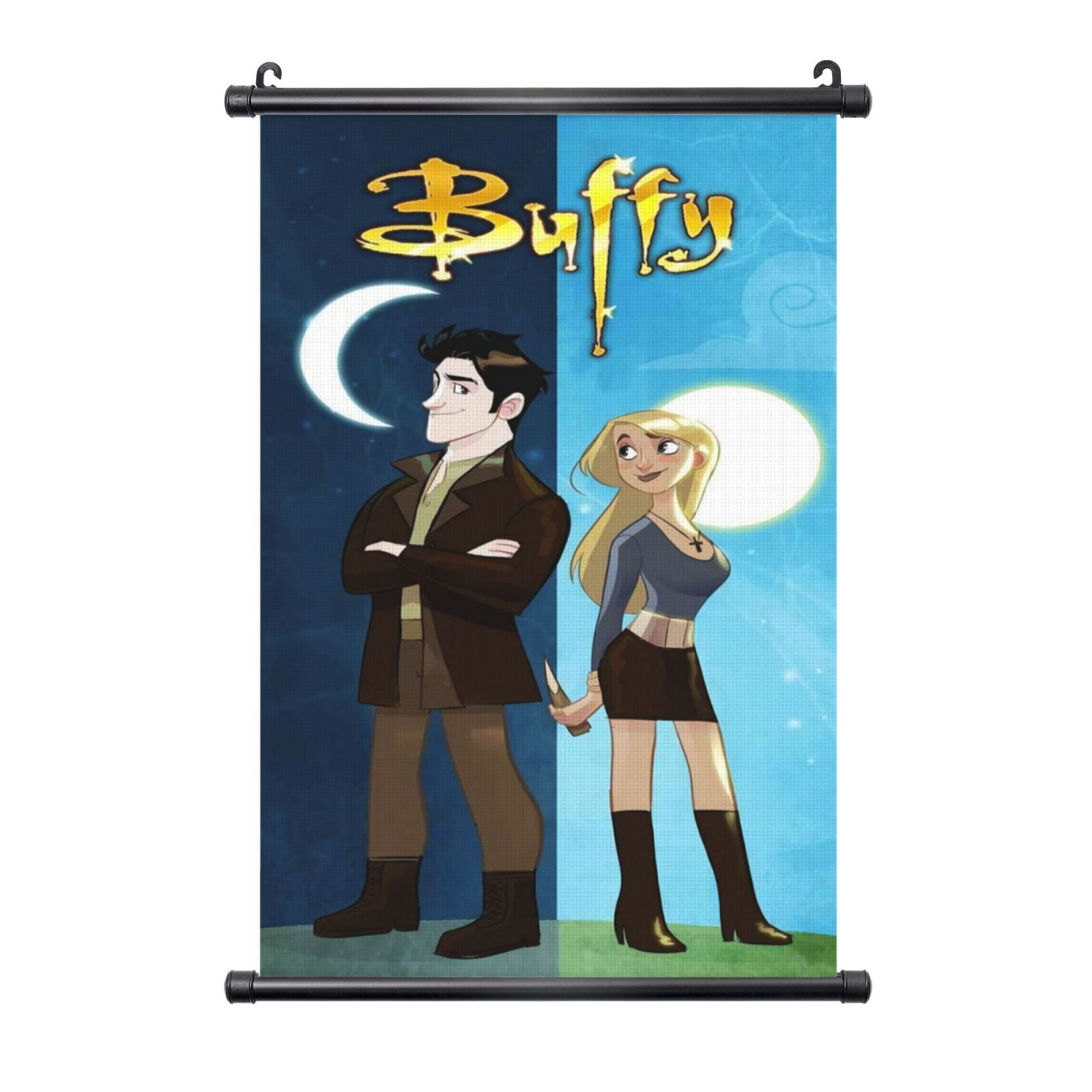 Buffy The Vampire Slayer Hanging Poster, Black Plastic Shaft Wall ...