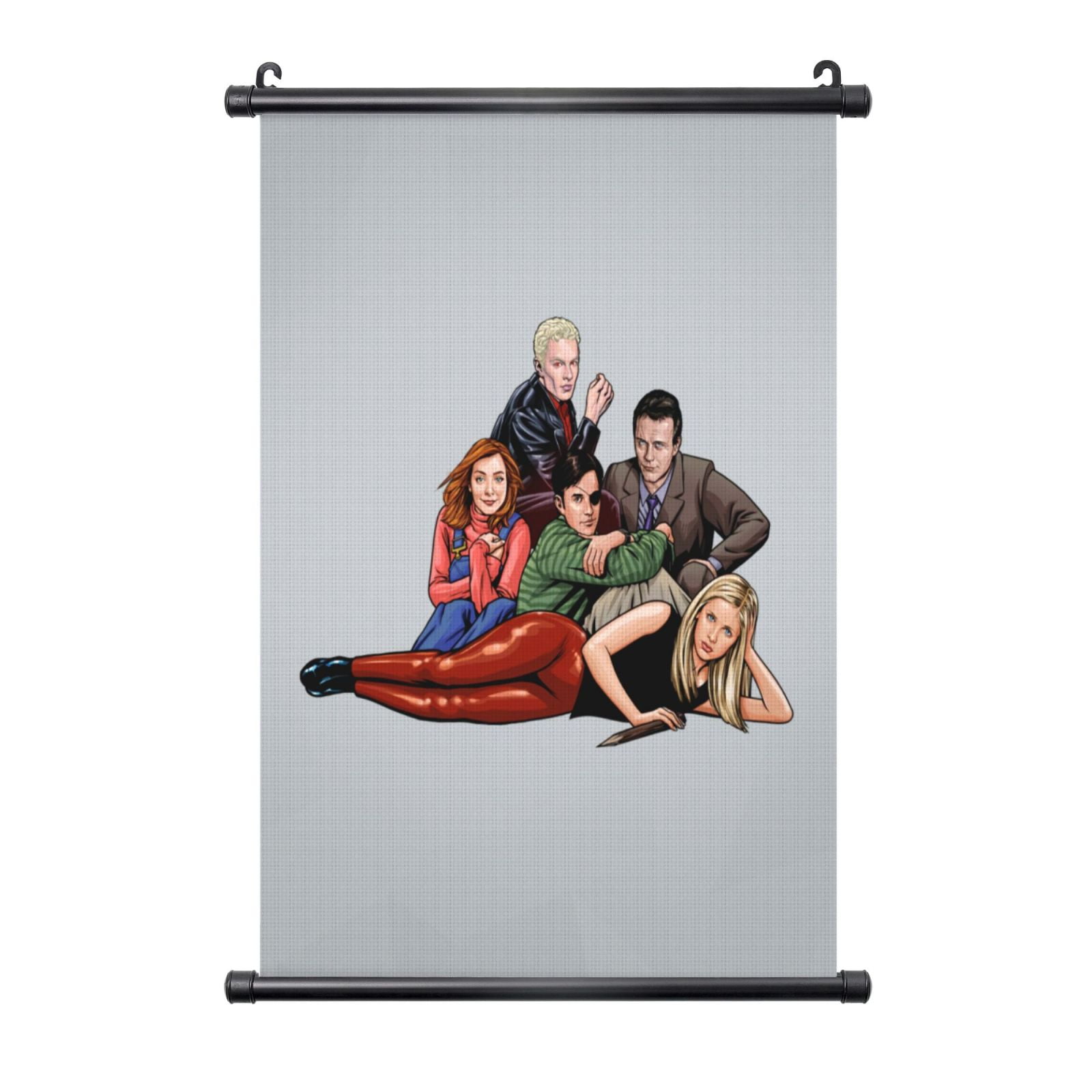 Buffy The Vampire Slayer Hanging Poster, Black Plastic Shaft Wall ...