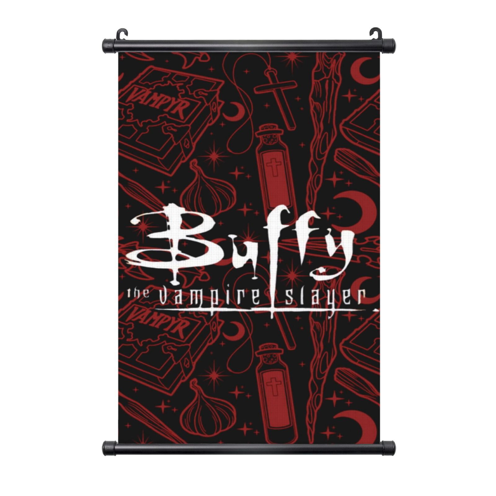 Buffy The Vampire Slayer Hanging Poster, Black Plastic Shaft Wall ...