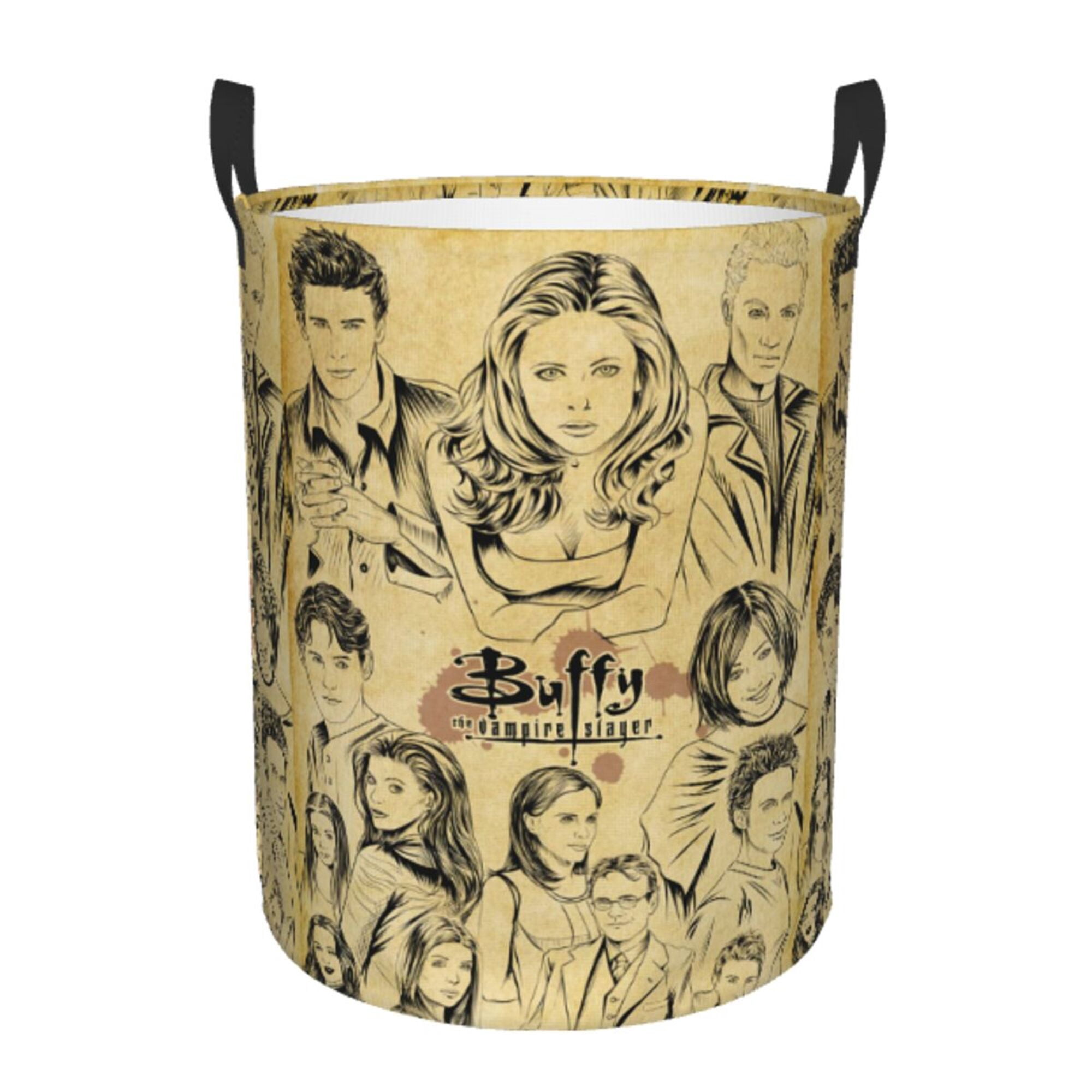 Buffy The Vampire Slayer Laundry Hamper With Handle Funny Waterproof ...