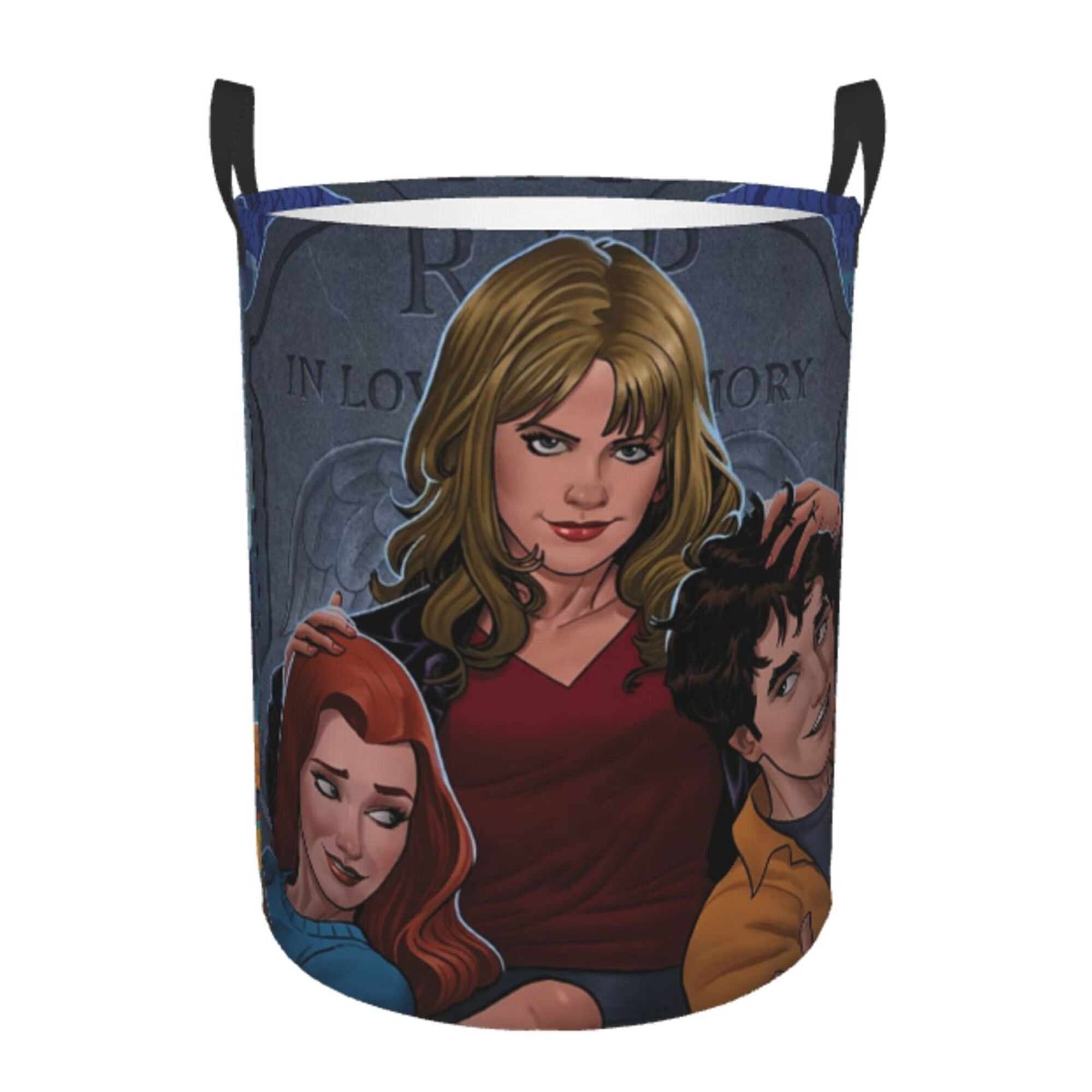 Buffy The Vampire Slayer Laundry Hamper With Handle Funny Waterproof ...