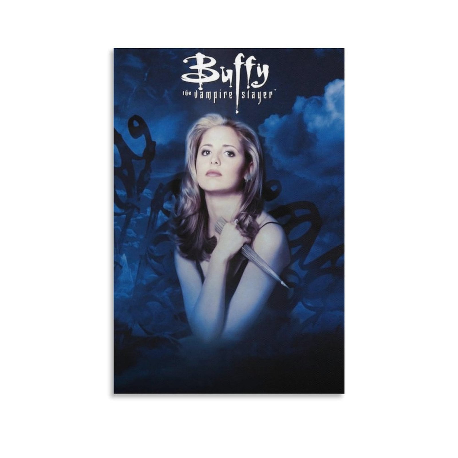 Buffy The Vampire Slayer Movie Poster Painting On Canvas Wall Art ...
