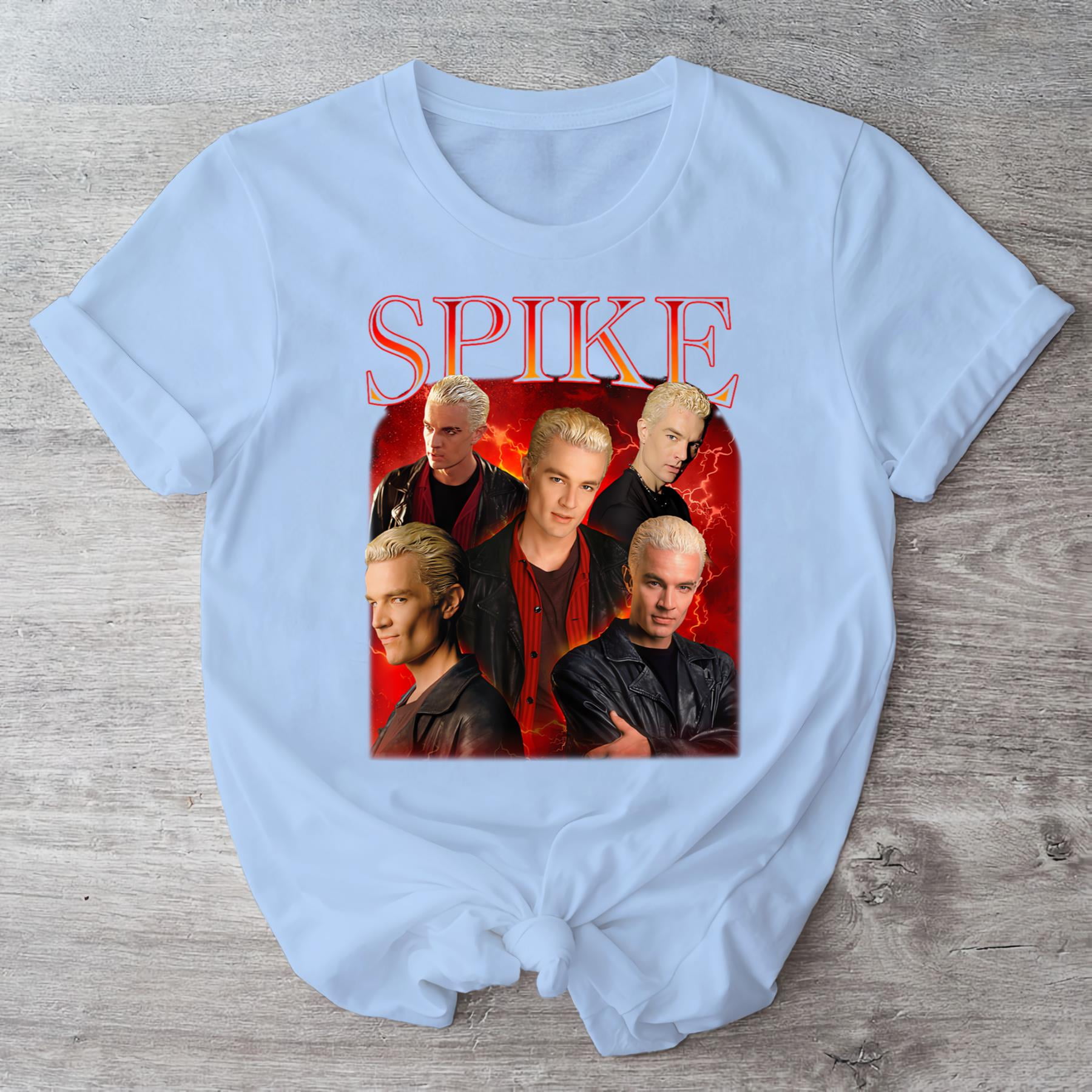 Buffy The Vampire Slayer Spike Retro Montage T-Shirt Up to size 4XL-TH40479 - Walmart.com
