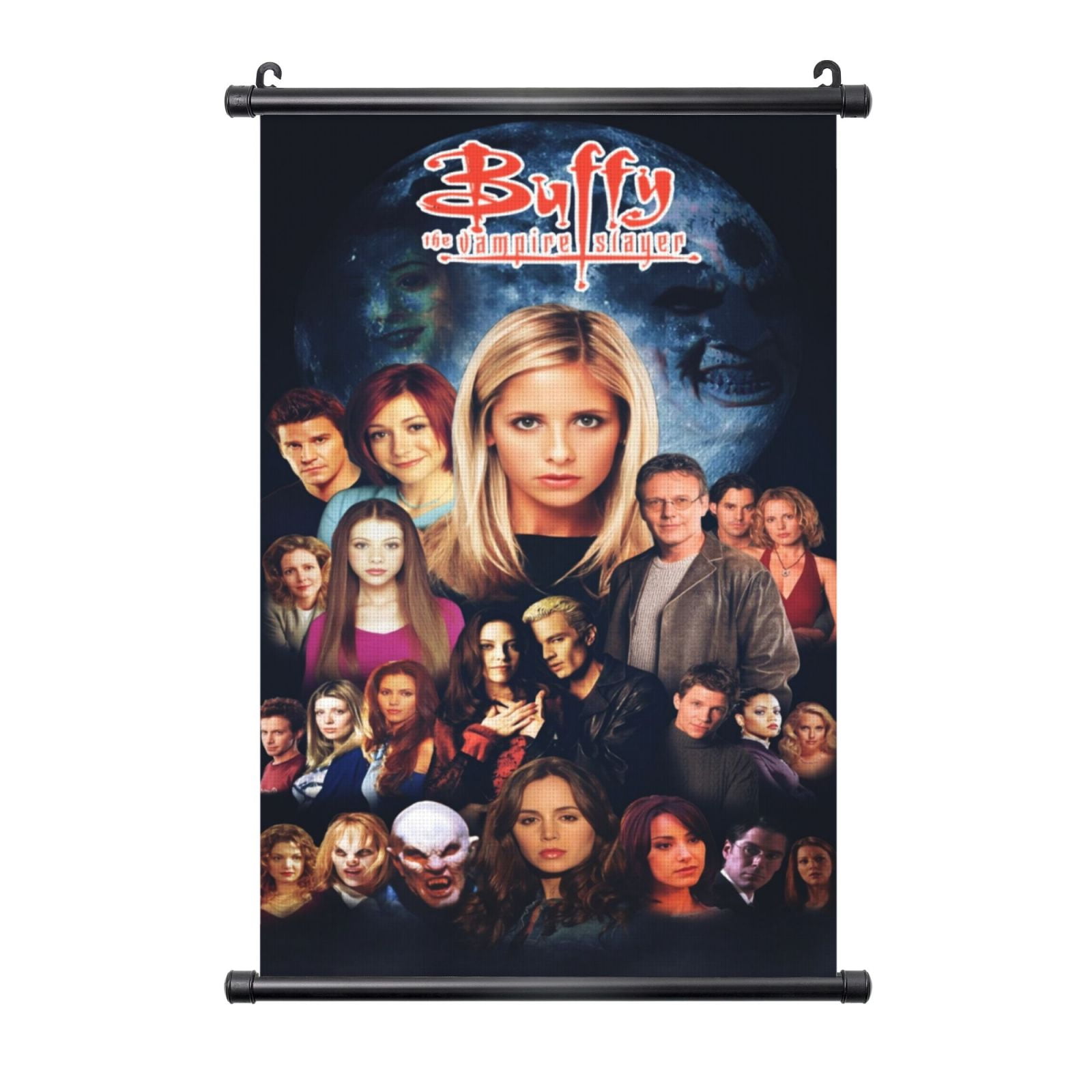 Buffy The Vampire Slayer Hanging Poster, Black Plastic Shaft Wall ...