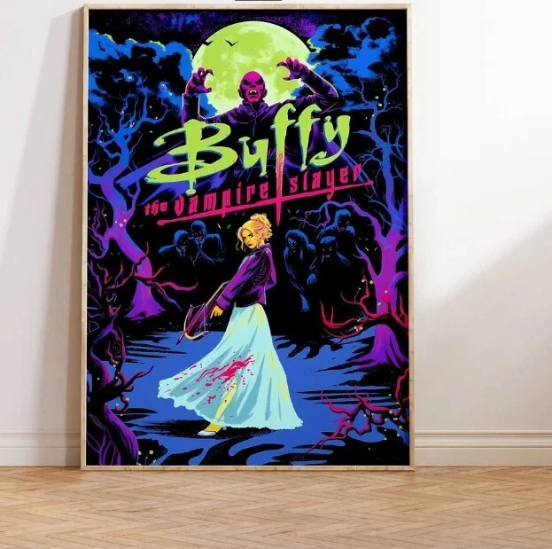 Buffy The Vampire Slayer Poster, Classic Tv Show Wall Art 1 NO FRAMED ...