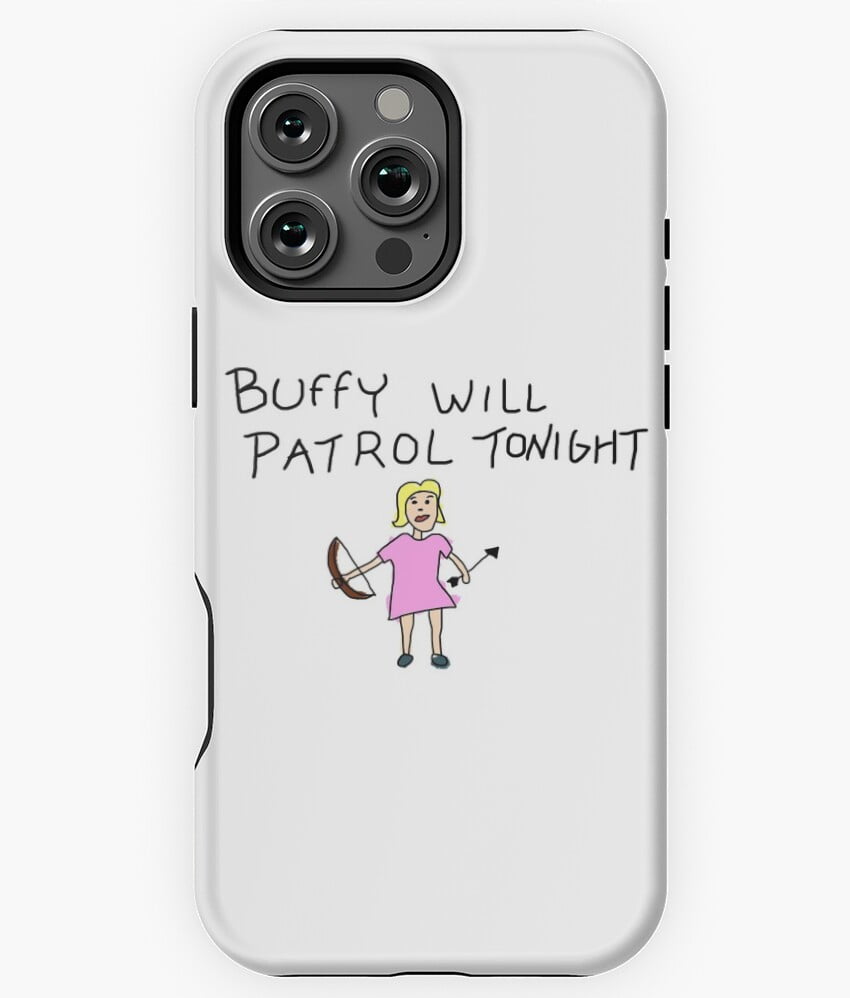 Buffy Will Patrol Tonight Colour M13796 Phone case for iPhone 11 to 16 ...