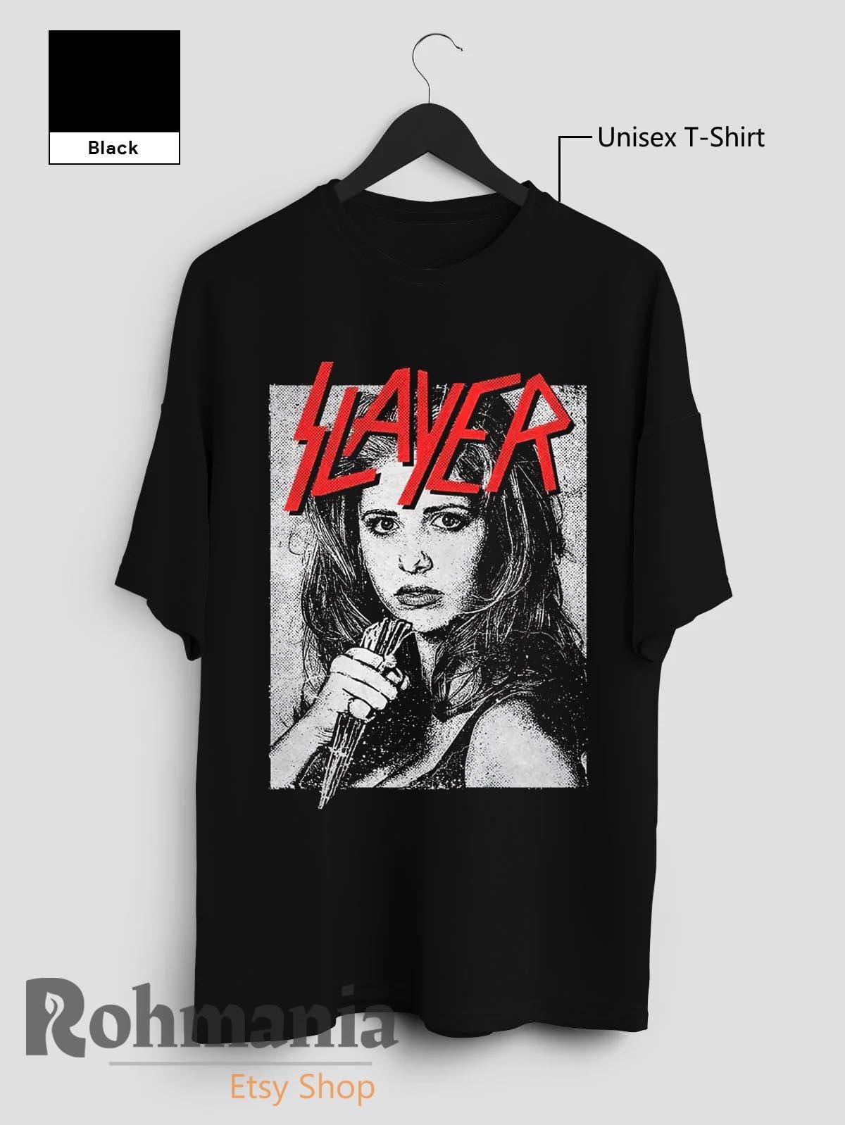 Buffy shirt the Vampire Slayer's T Shirt, Sarah Michelle Gellar Shirt ...